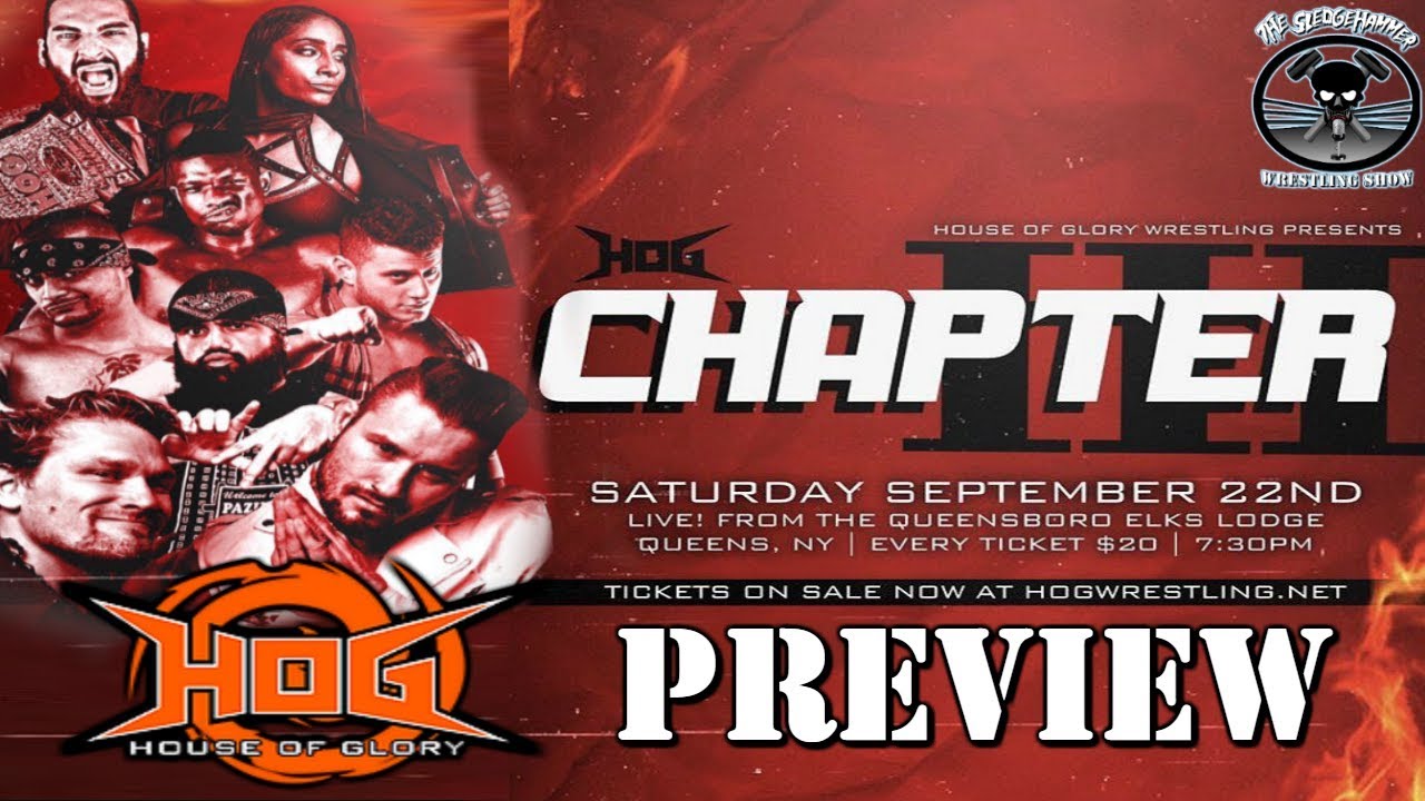 HOG Wrestling Chapter 3 Full Match Card Preview HOG LIVE 9/22/18 - YouTube