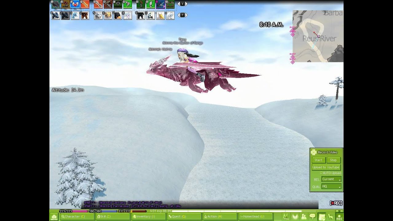 Mabinogi-Ice Dragon Pet Quick Review - YouTube