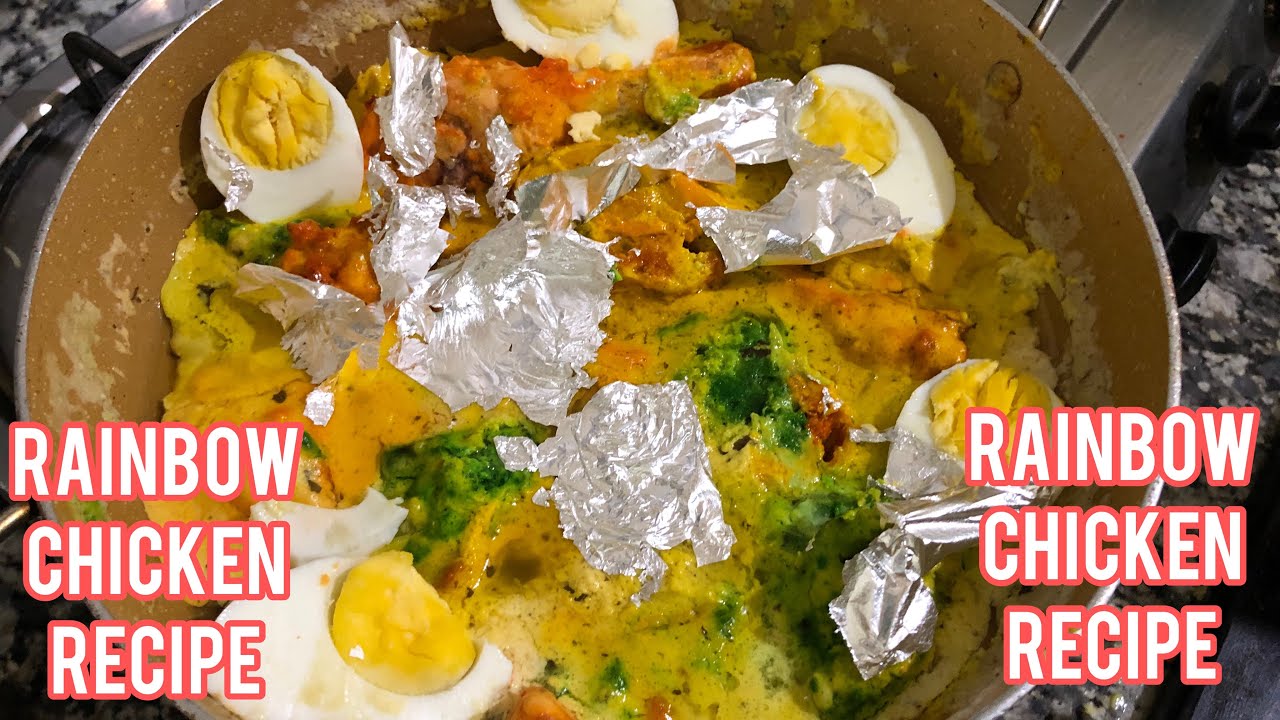 Delicious Rainbow chicken recipe || amazing chicken recipes ...