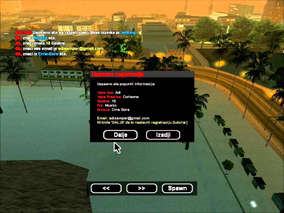 Master City RolePlay Register/Login System - YouTube