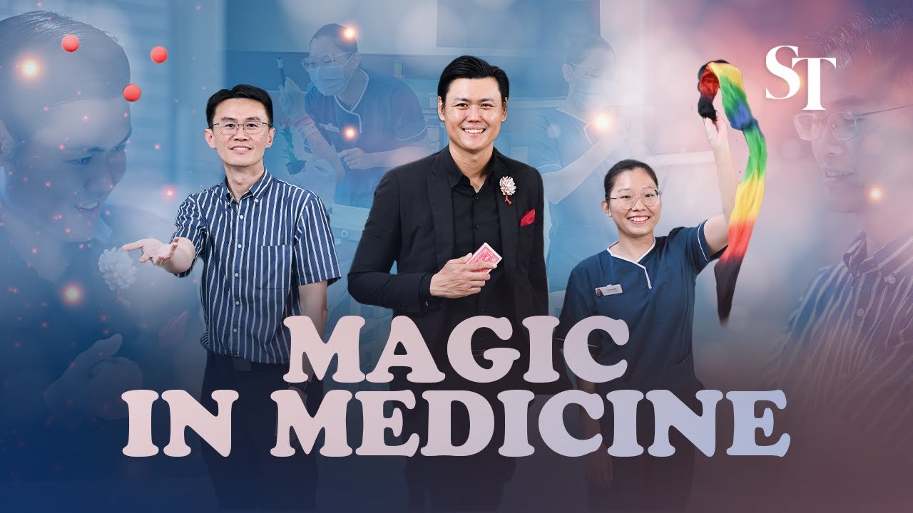 Healthcare workers bringing magic tricks into patient treatment - YouTube