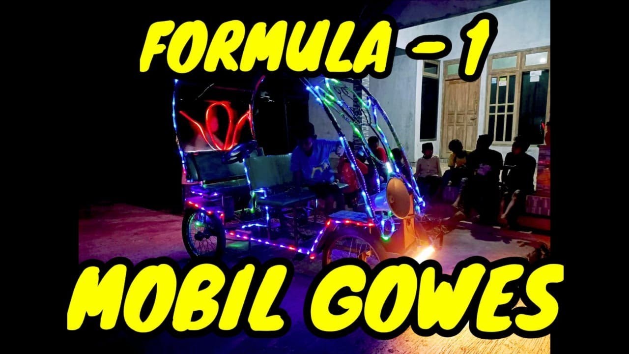 Mobil Gowes F-1 masuk kampung kampung auto rame bermain anak anak - YouTube