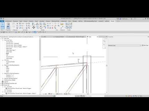 Revit 2021 Structures   Purlins on Truss Analytic Work Plane