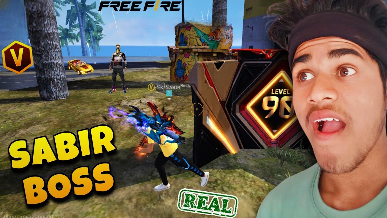 SK SABIR BOSS IS COMING IN MY LOBBY AFTER 3 YEARS 😍||FREE FIRE MAX ...