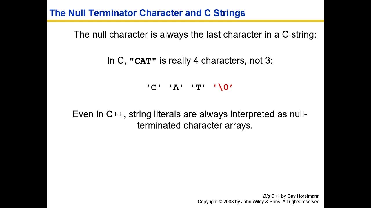 C Strings Dynamic Memory And Structs Horstmann Chapter 7 Part 2