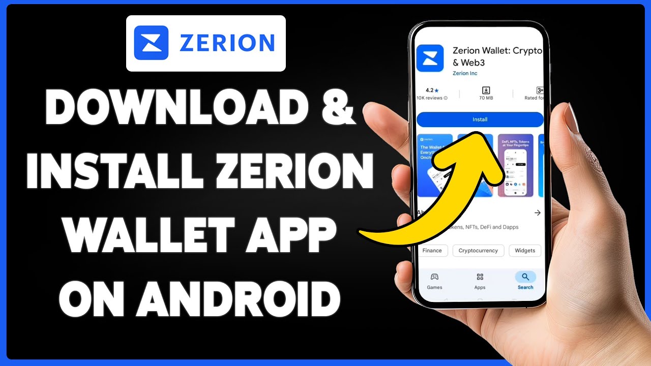 How To Download & Install Zerion Wallet App On Android (2025) | Get ...