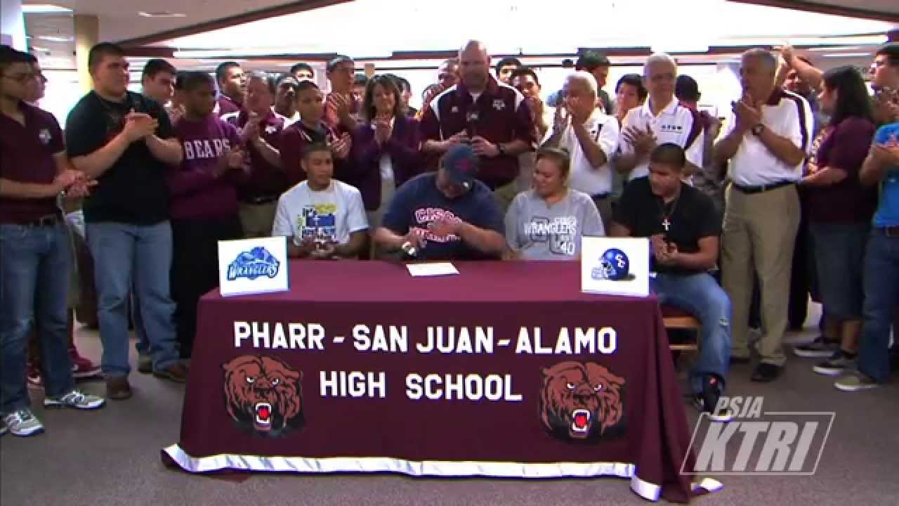 PSJA High School Rey Guajardo Signs Letter of Intent - YouTube