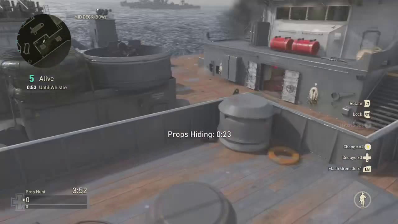 COD WW2 STRAFE JUMP USS TEXAS PROP HUNT - YouTube