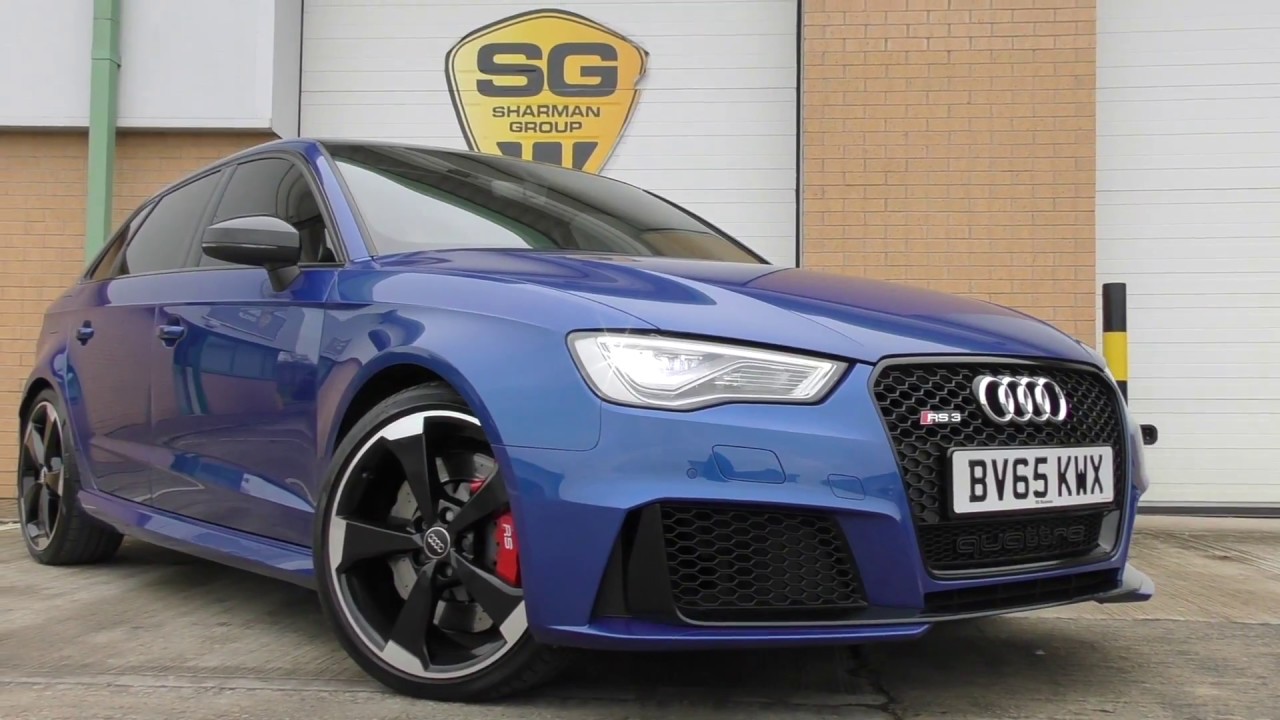 2015 RS3 SPORTBACK SEPANG BLUE DYNAMIC PACK PANORAMIC SUNROOF HIGH SPEC ...