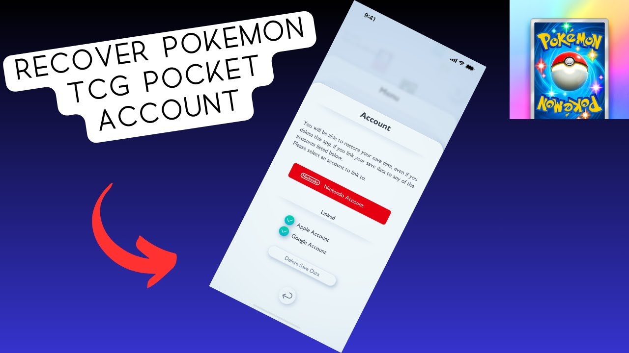 How to recover Pokemon TCG Pocket Account - YouTube