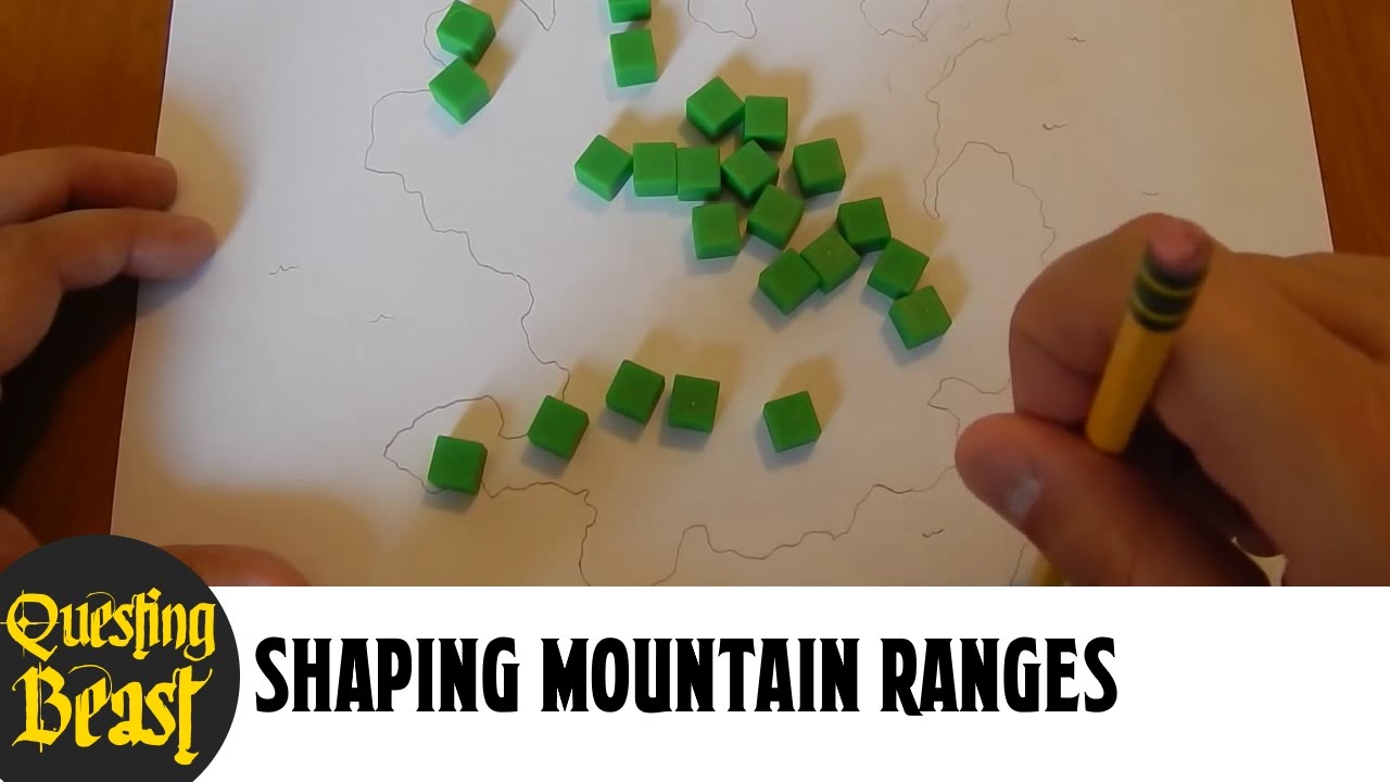 How to Shape Your Mountain Ranges: Fantasy Map Making Tutorial for DnD ...