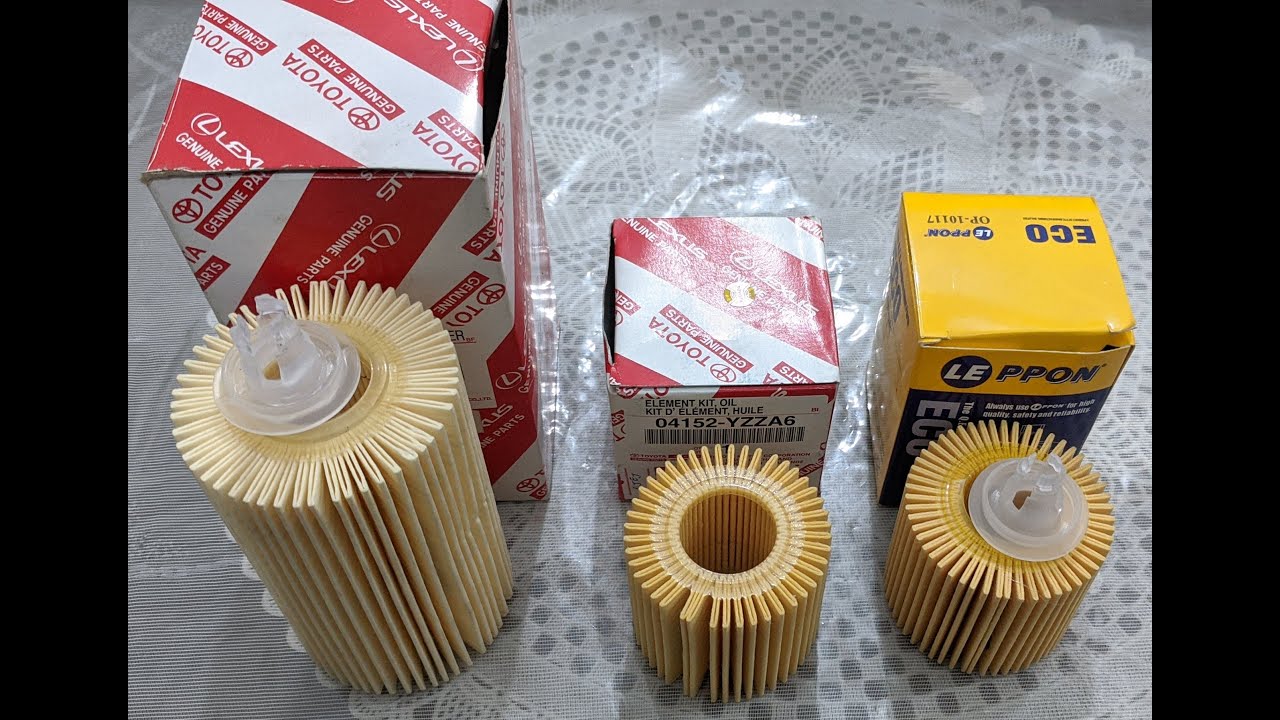 Toyota Genuine Grande, Vitz Oil Filter ECO cartrage Type Oil Filter ...