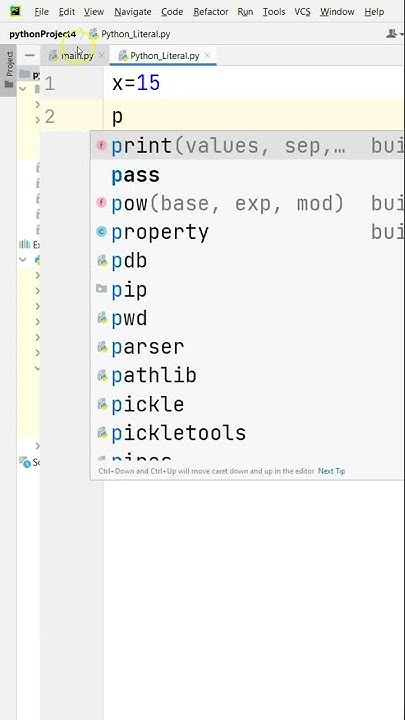 Python tutorial in hindi | tutorial 5 | python literals | python literals hindi - YouTube