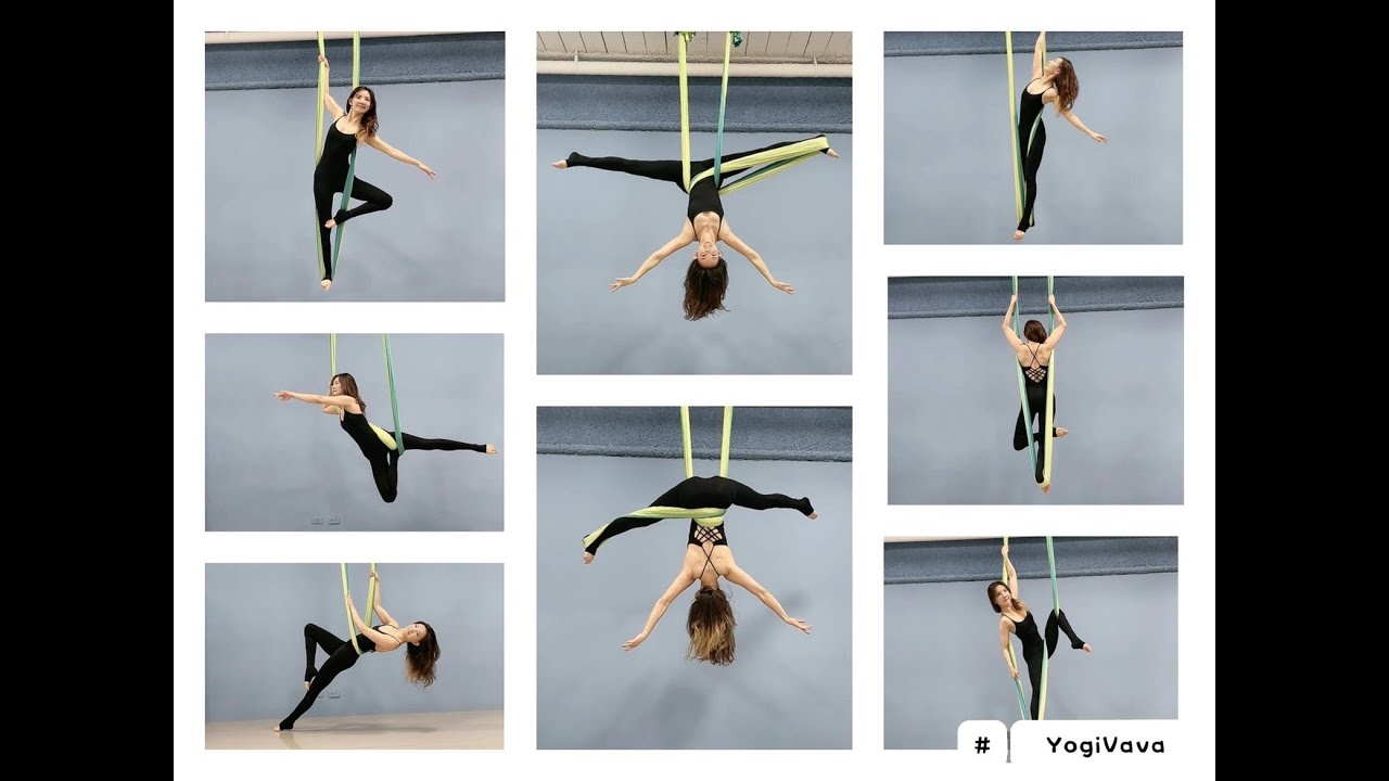 6種進入《天使倒掛》的方法6 ways to 《Georgia twist》(Cross back straddle) ｜yogivava ...