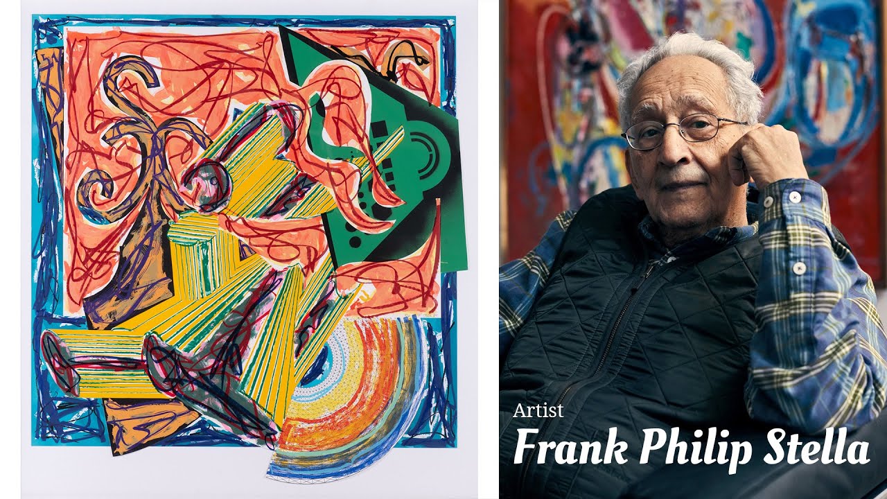 Artist Frank Philip Stella's Paintings | American Painter | WAA - YouTube
