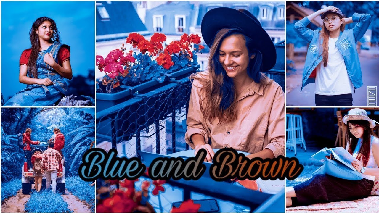 How to edit Blue Effect Photo Editing In Lightroom - YouTube
