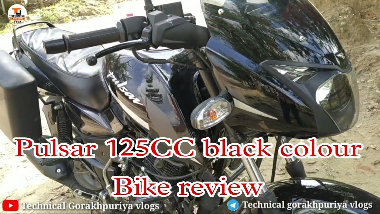 Bajaj Pulsar 125cc Black colour ।। 2021 model new edition ।। Pulsar ...
