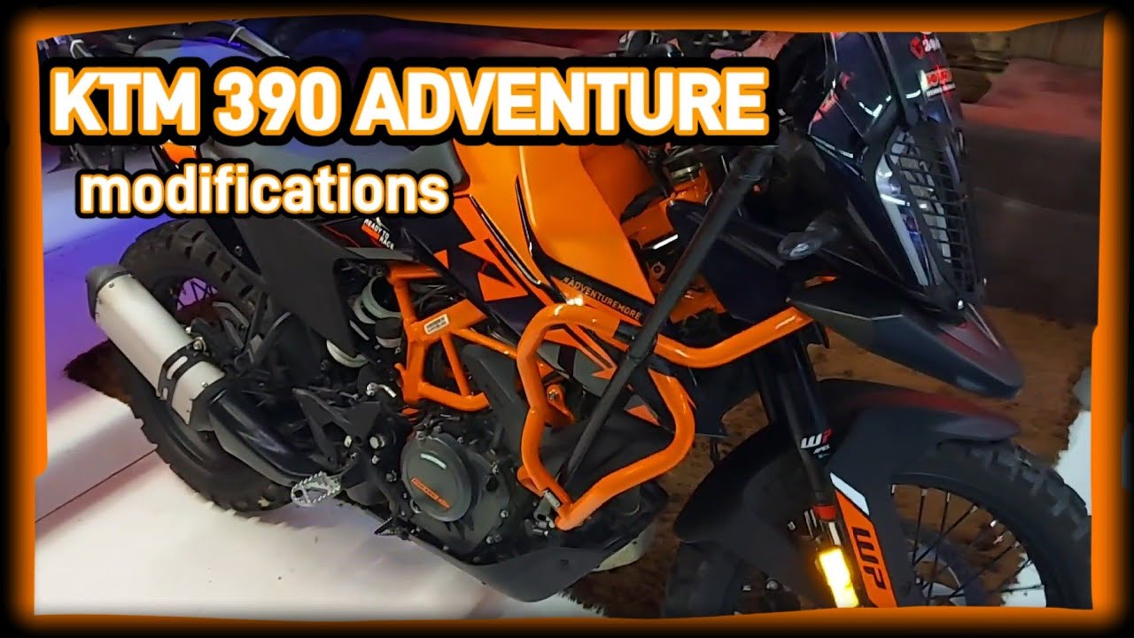 #ADV KTM 390 Adventure - My motorcycle modifications - YouTube