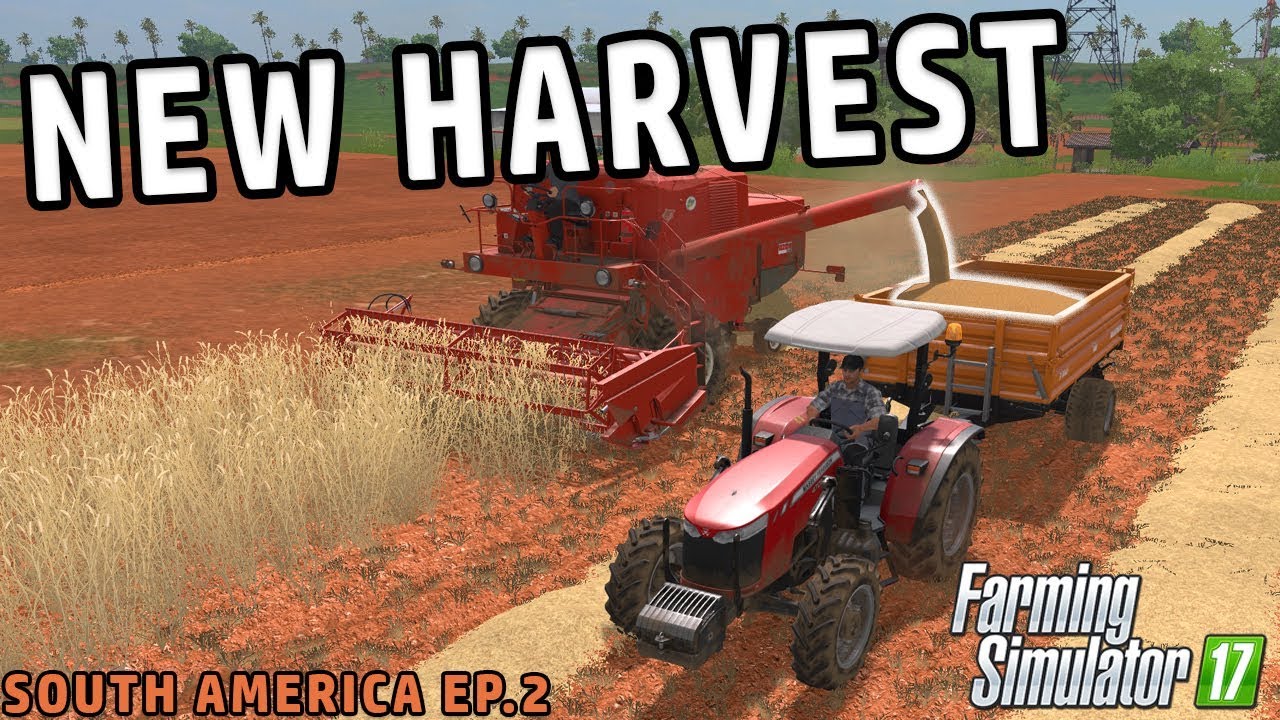 FIRST HARVEST | Farming Simulator 2017 - YouTube