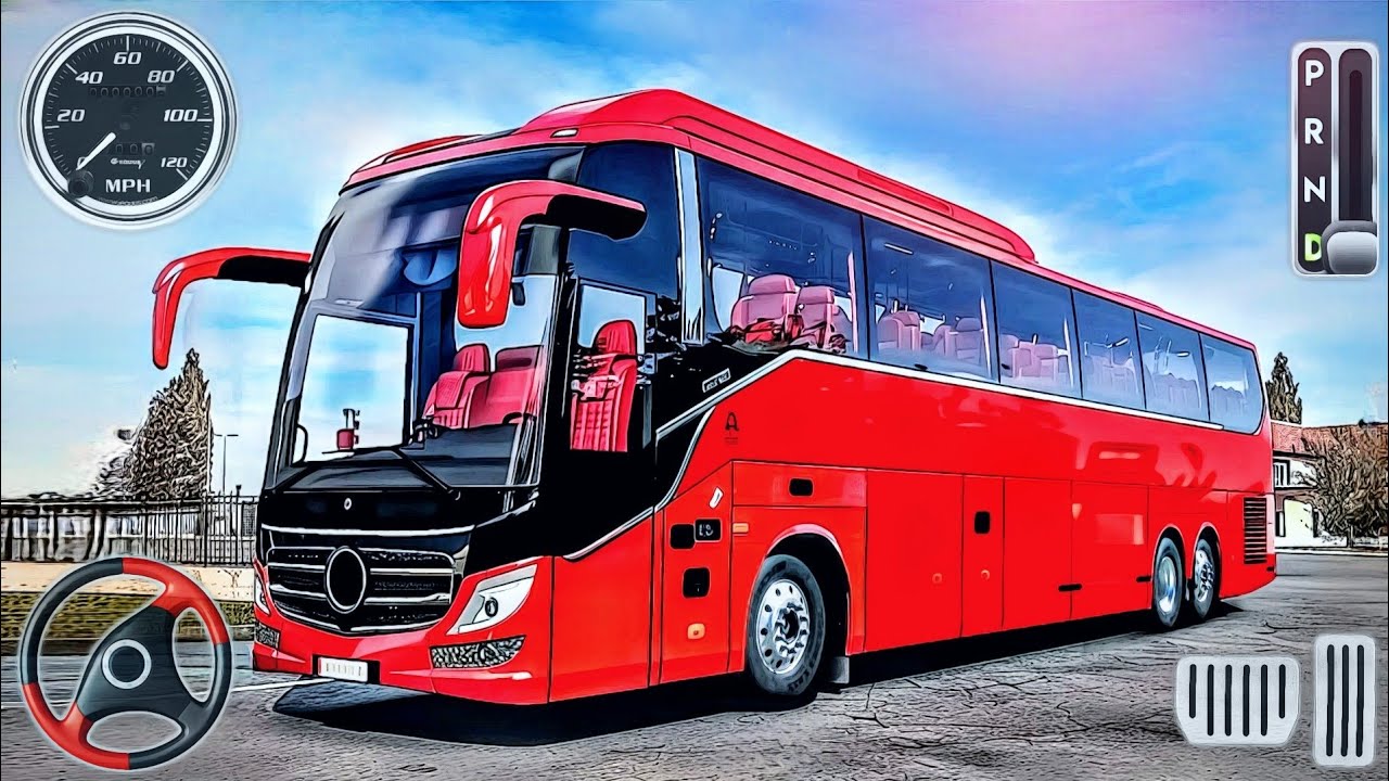 Modern Coach Bus Driving in City - Real Bus Driving Simulation 3D ...
