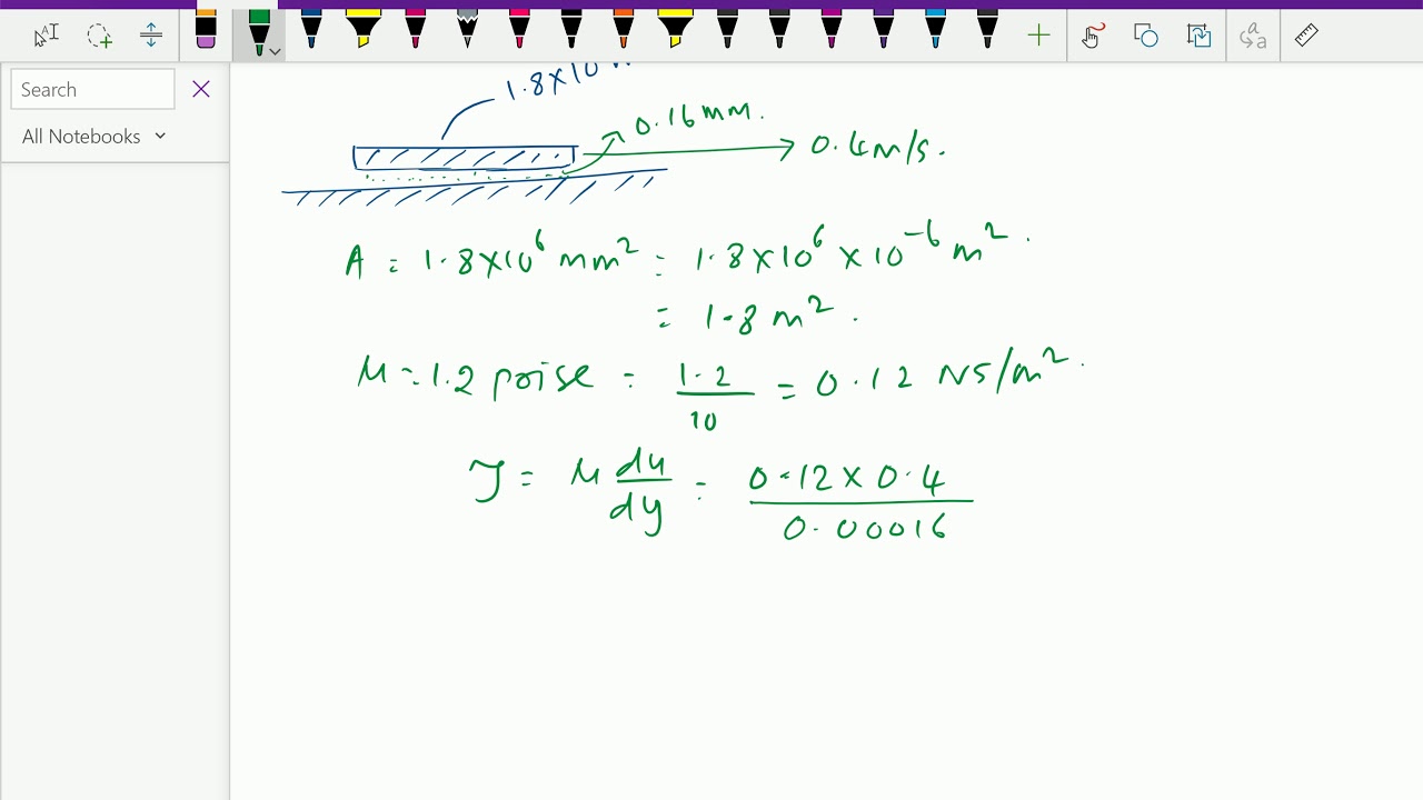 Fluid mechanics : - ( Viscosity ; A flat plate pulling problem solving ...