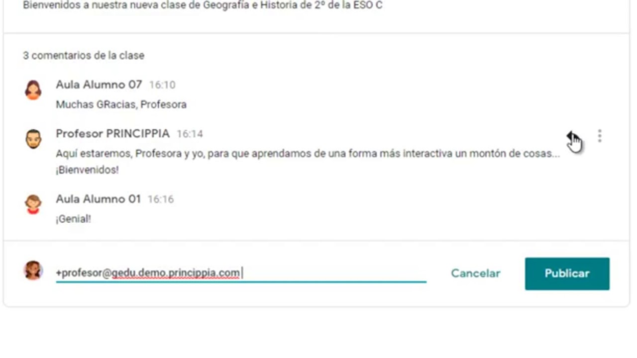 13 Trabajando con el Tablón en Google Classroom 20201 - YouTube