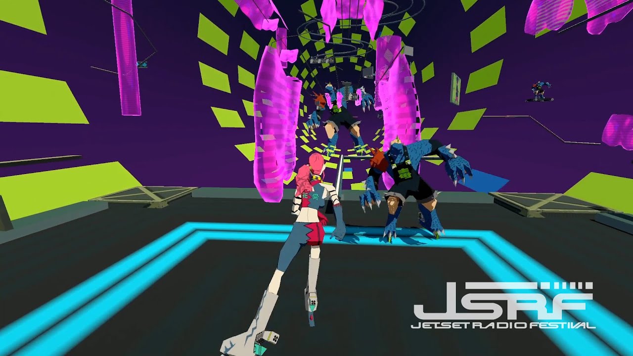 [VRChat] Jet Set Radio Festival - Poison Jam Challenge gameplay - YouTube