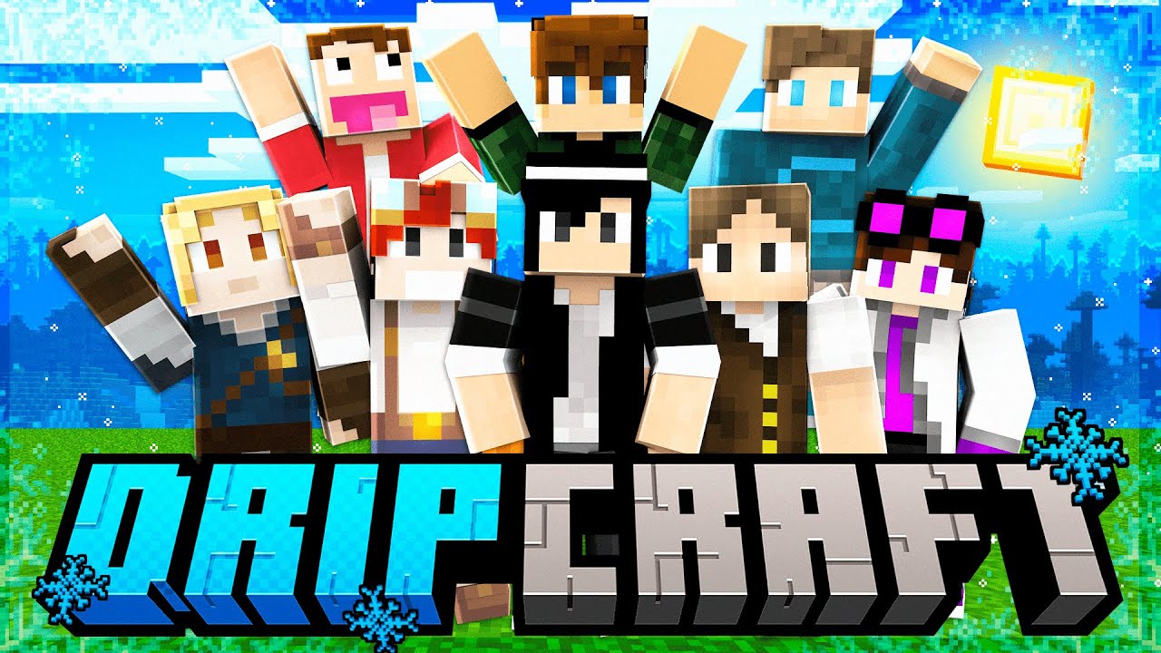 NOVA SÉRIE MODPACK COM YOUTUBERS!!! DripCraft 🥶Ep 01 - YouTube