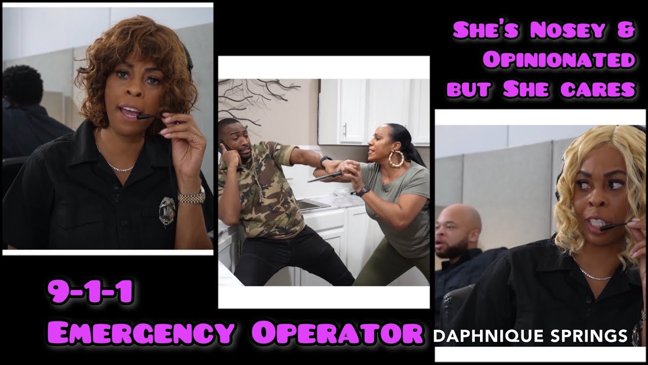 Crazy 911 Dispatcher Operator 🤭|| Daphnique Springs Funniest ...