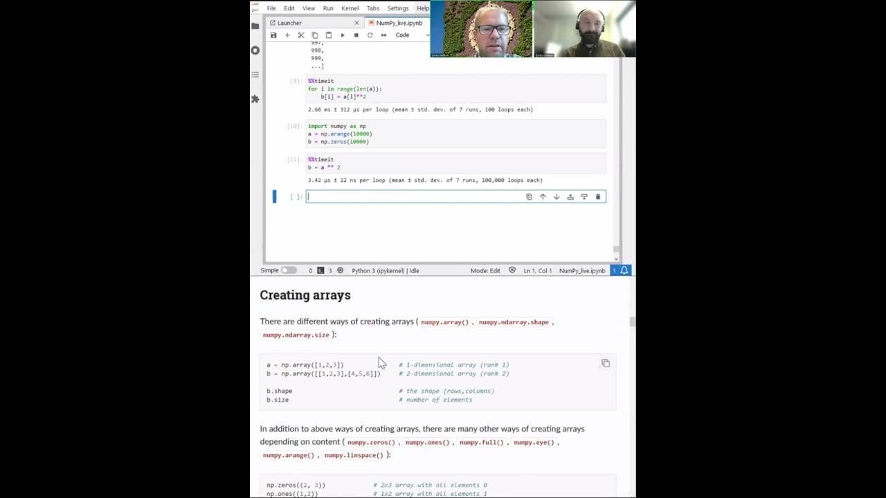 1.4 Numpy - Python for Scientific Computing 2023 - YouTube