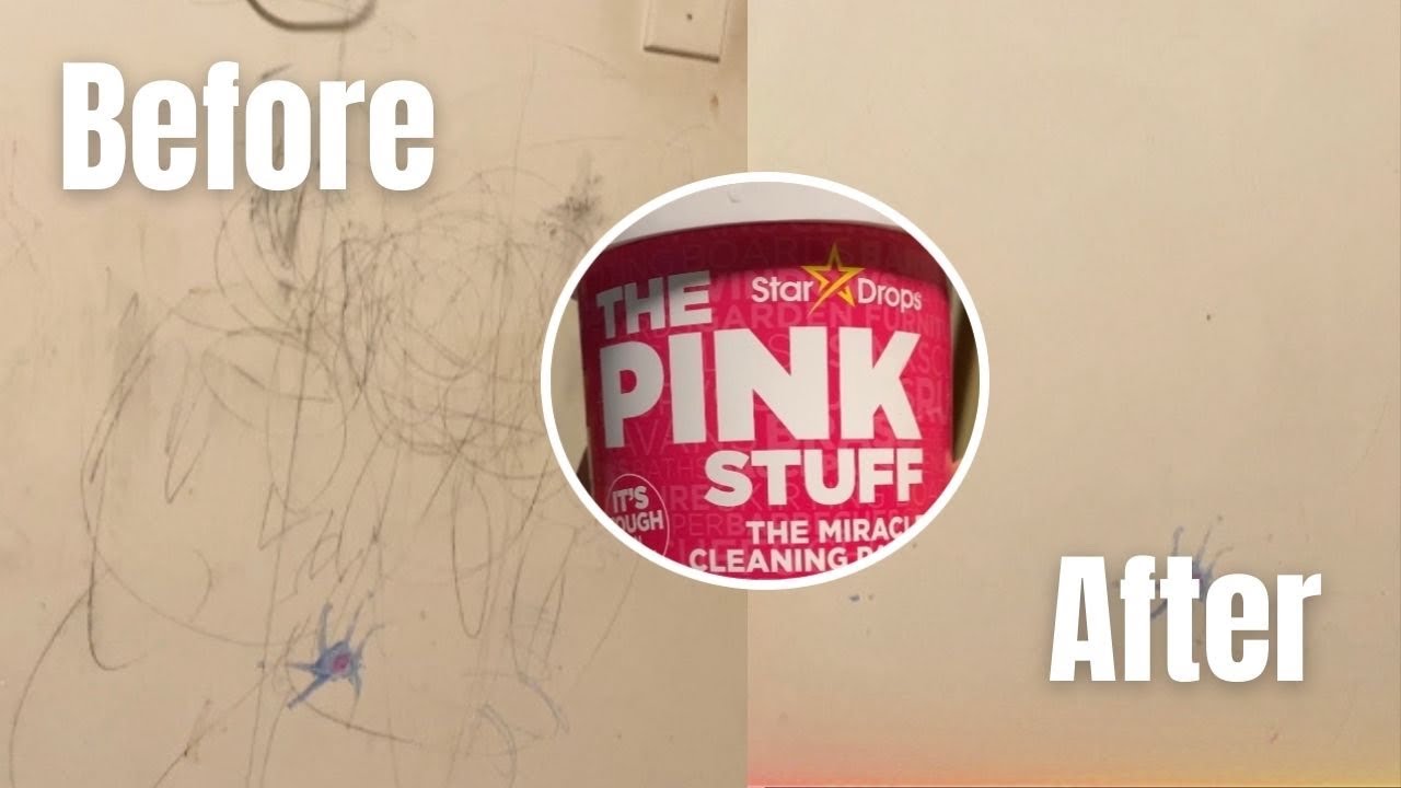 How to clean the wall with Pink Stuff Cleaner | Clean with Me - YouTube