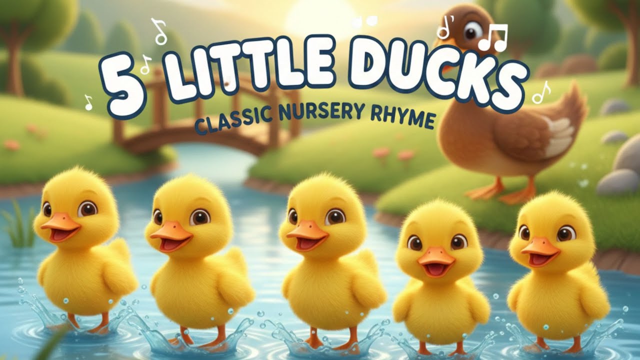 Five Little Ducks 🦆 | Counting Song for Kids | Quack Quack Quack! - YouTube