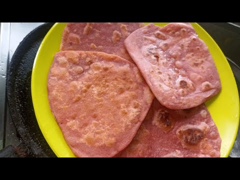 Beetroot wali roti recipe # red chapatti recipe - YouTube