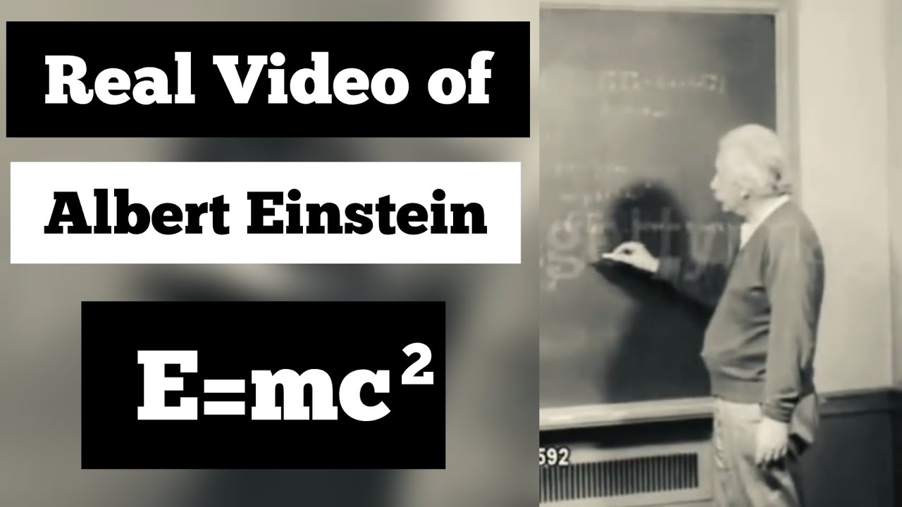 Real Video of " Albert Einstein"....... - YouTube