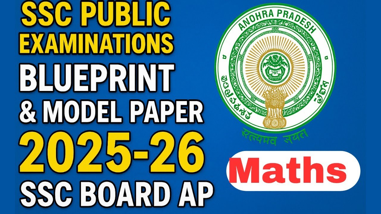 Blue print and model paper of SSC Public examinations for the academic ...