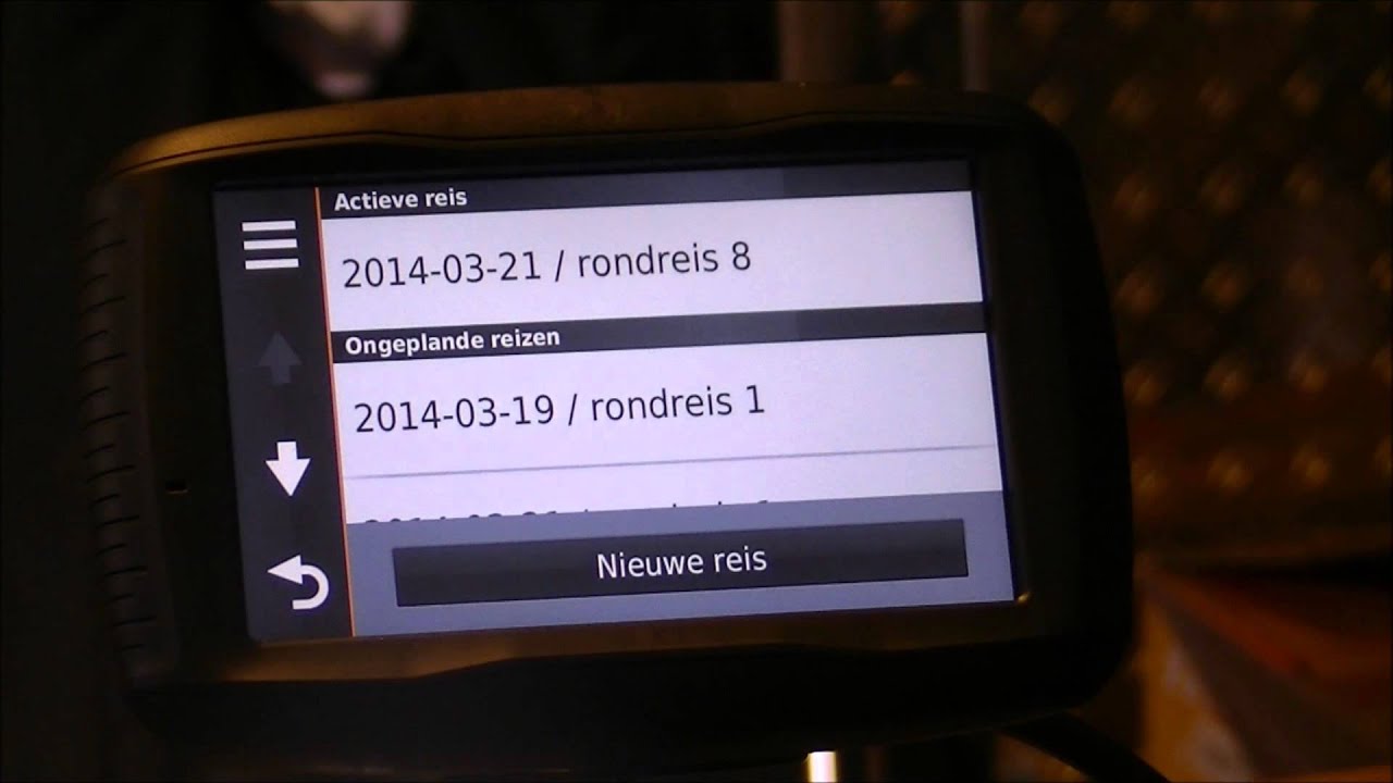 Garmin Zumo 590LM apps / toepassingen - YouTube
