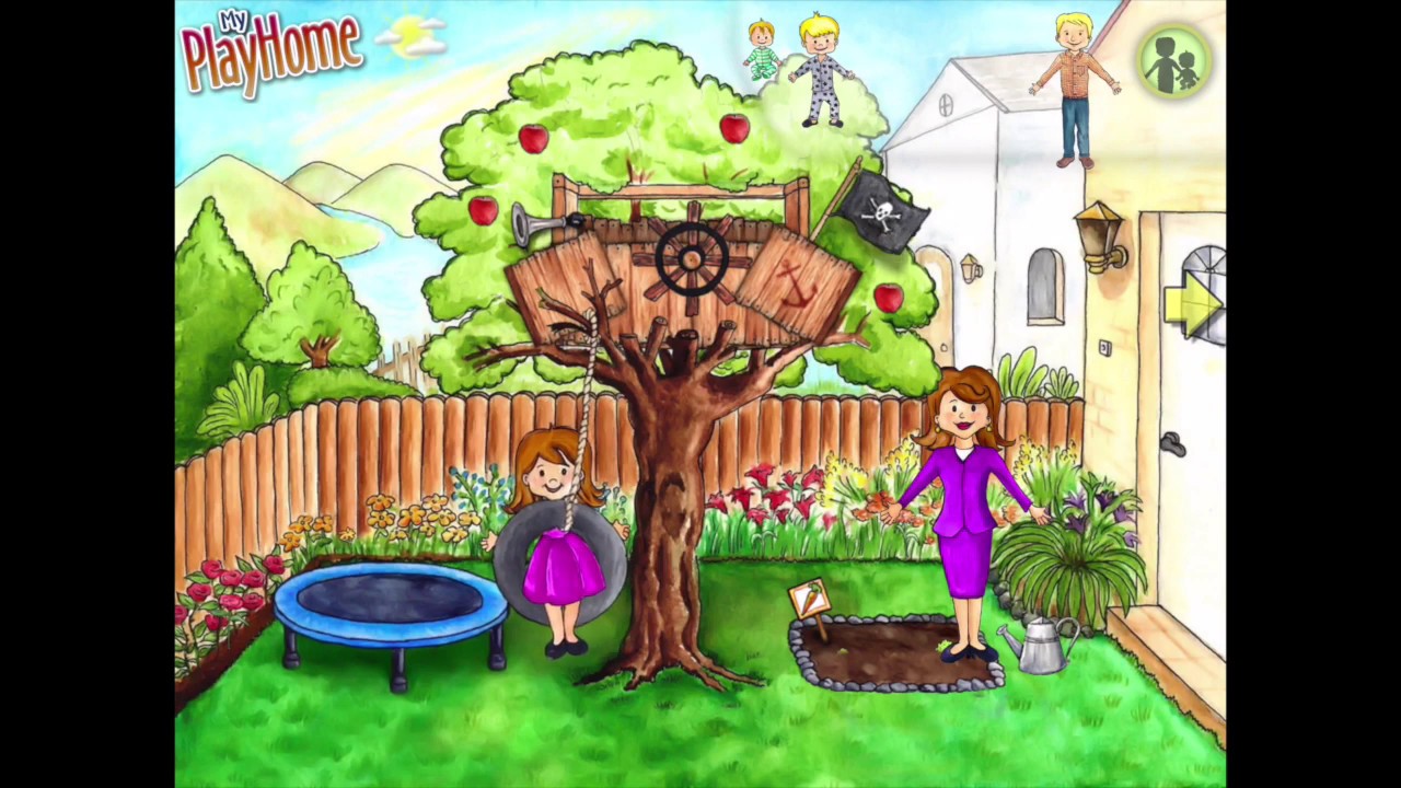 My PlayHome - App til børn - YouTube