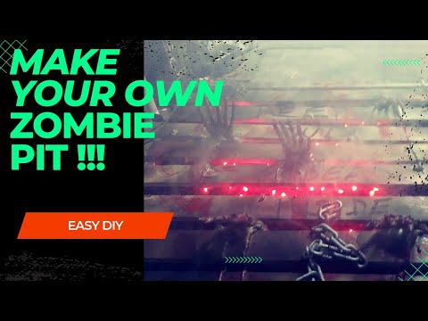 ZOMBIE PIT! EASY DIY - YouTube