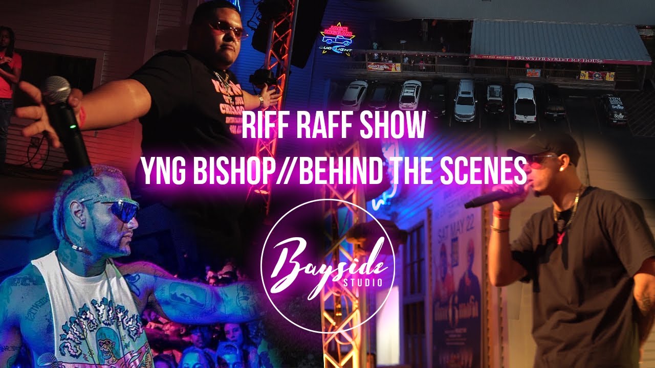 RiFF RAFF SHOW! YNG BISHOP BEHIND THE SCENES - YouTube