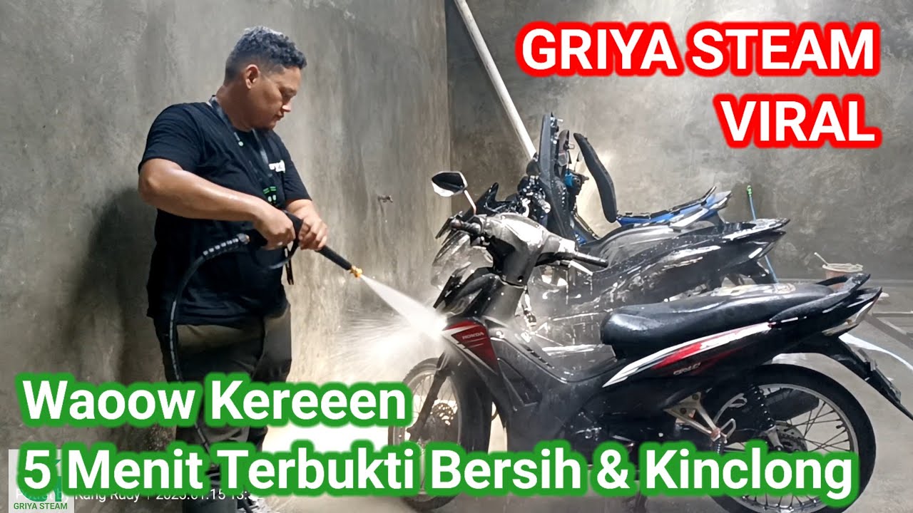 CUCI STEAM 5 MENIT BERSIH & KINCLONG I GRASS INDONESIA - YouTube