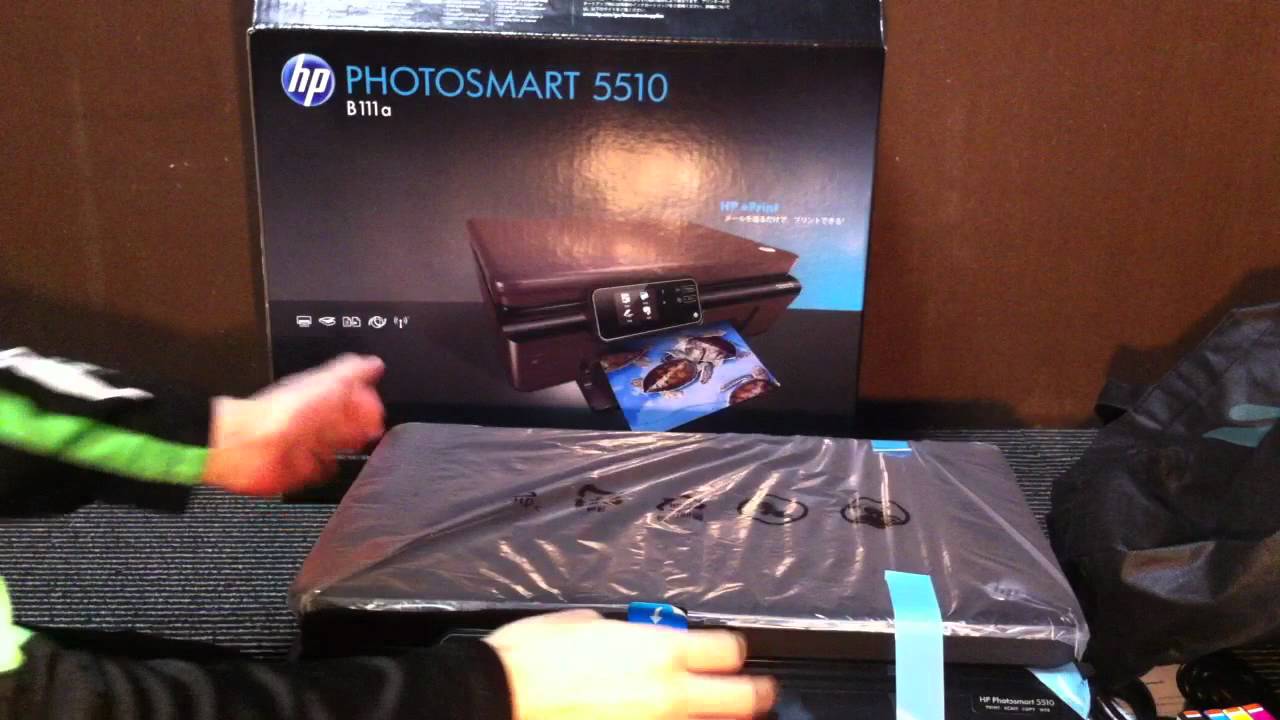 HP Photosmart 5510 開封 Unboxing - YouTube