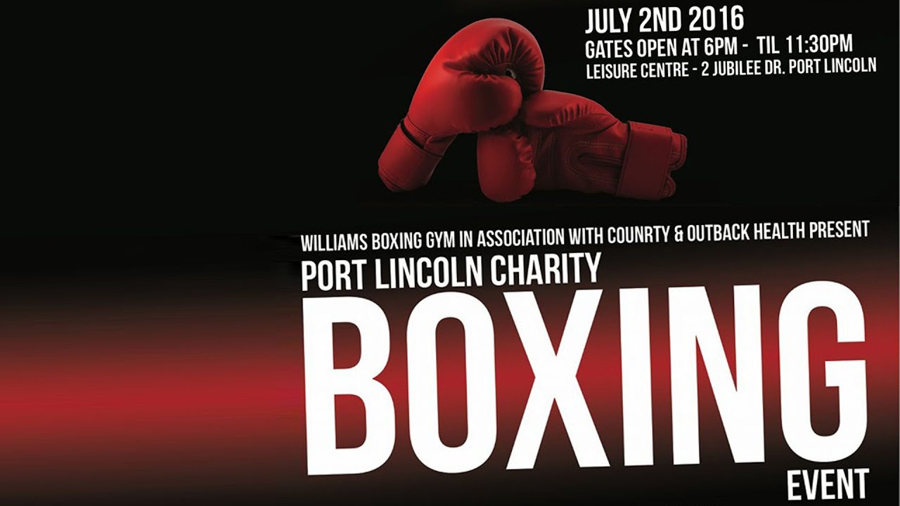 Pt Lincoln Charity Boxing 2016 - YouTube