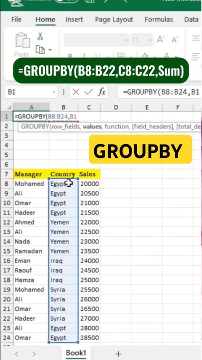 Group Values added Up Fast with Groupby function |#microsoftoffice# ...