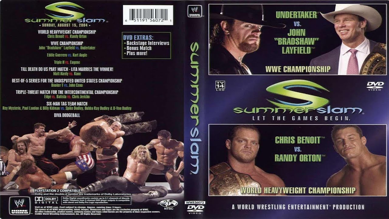 WWE SummerSlam 2004 - WWE 2K19 Full Card Playthrough - YouTube