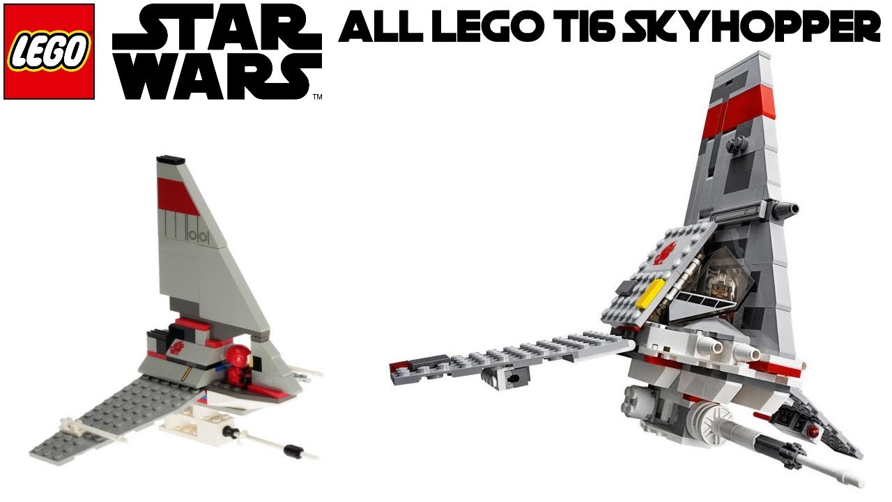 All Lego Star warsn T16 Skyhopper - YouTube