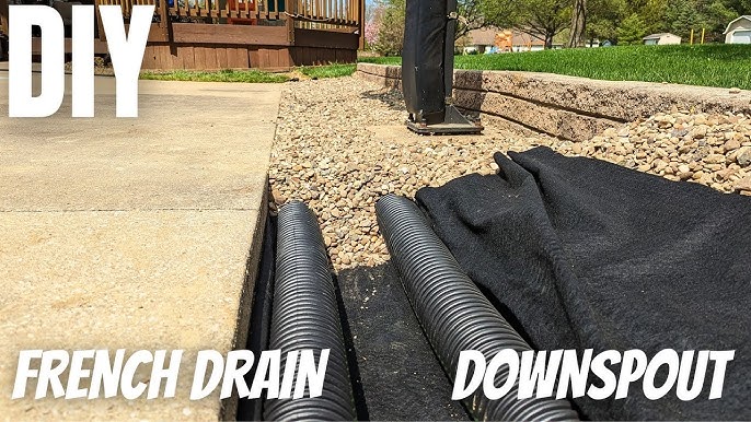Connecting Your Downspouts To French Drains Using The Flex Grate