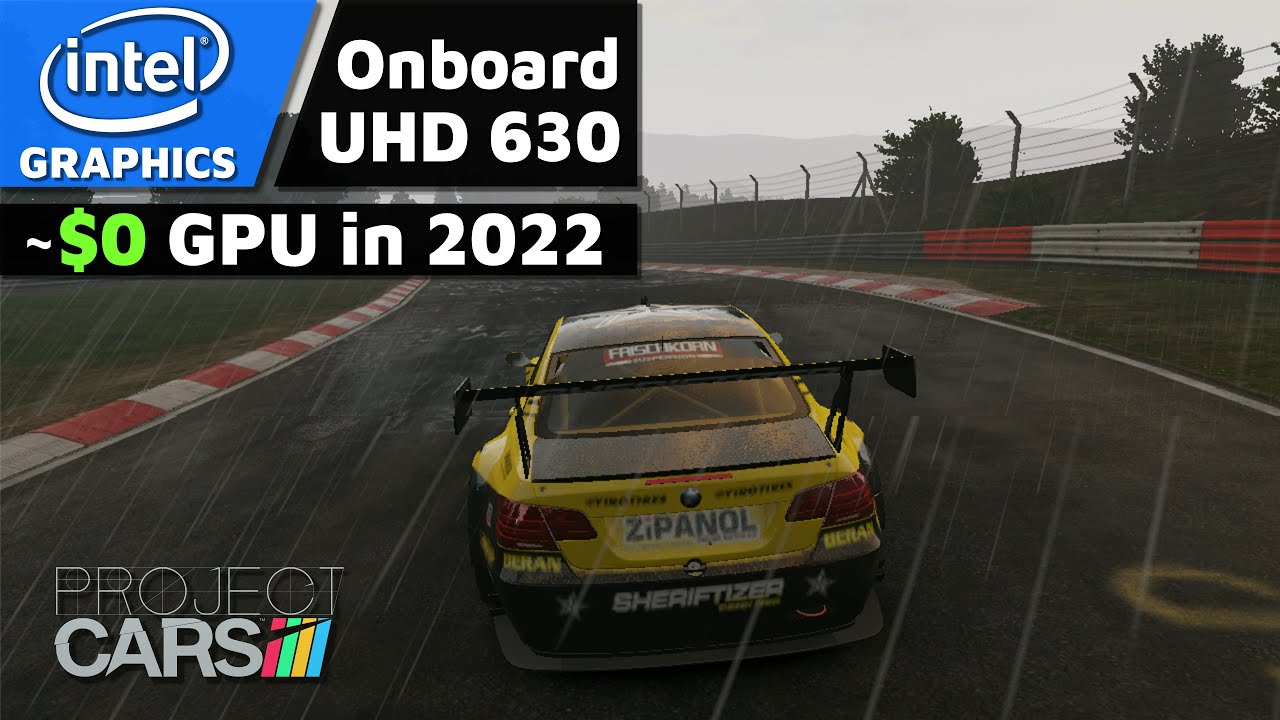 Intel Onboard Graphics in 2022 | Project Cars | 720p LOW Settings - YouTube