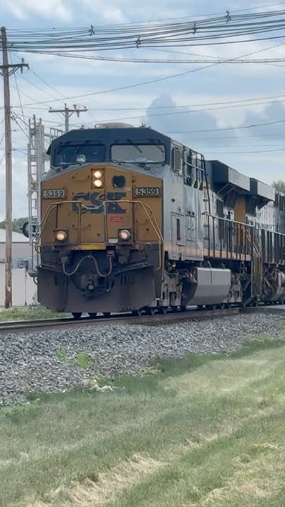 CSX 5359 Leads Northbound B790 on the River Sub! #csx #railfan #railway #railroad #train # ...