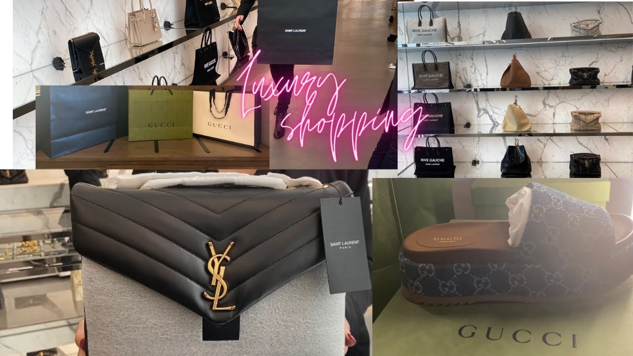 Shopping in Union Square|| Gucci outlet||YSL LouLou Medium|| Gucci ...