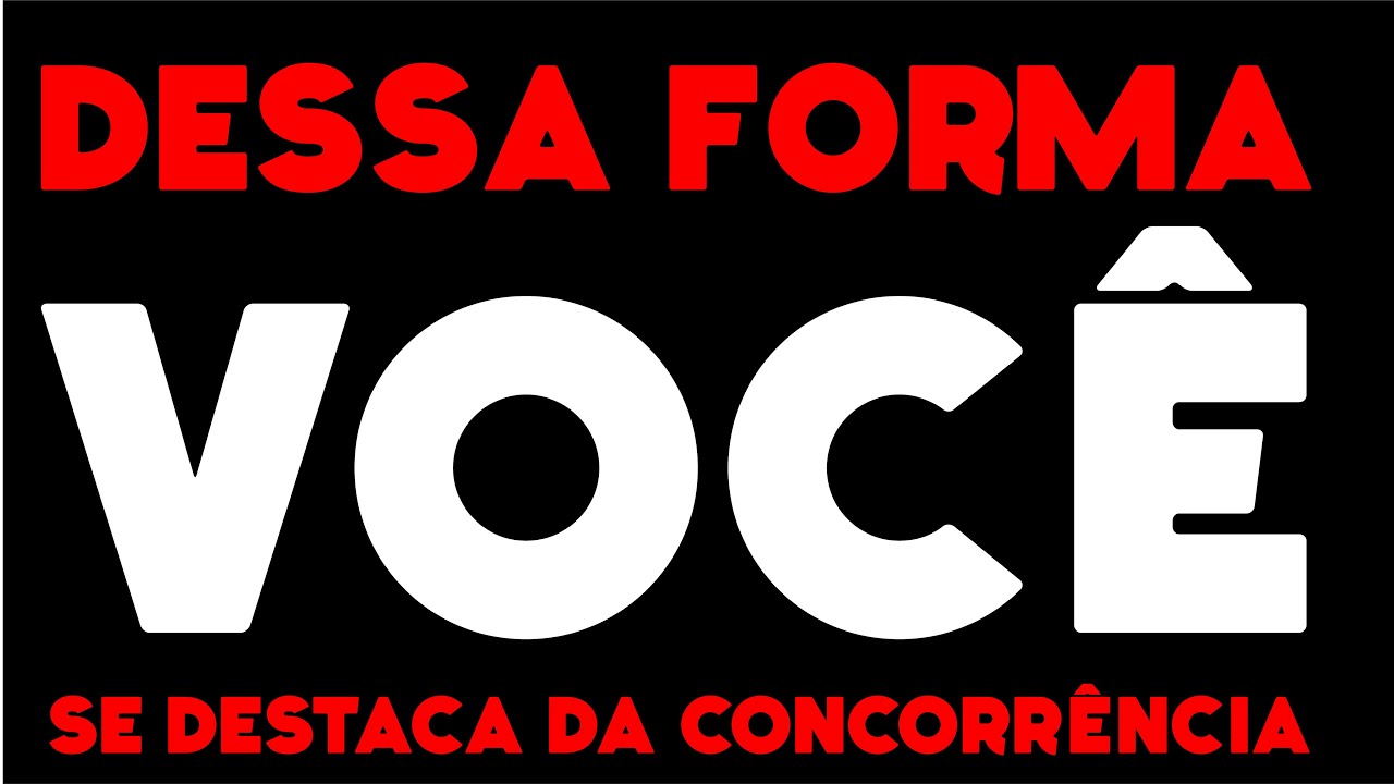 Dessa forma você se destaca da concorrência - YouTube